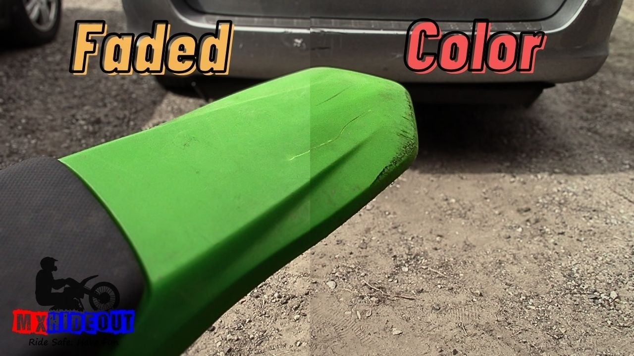 How To Restore The Color of Faded Dirt Bike Plastic Without Melting It ...