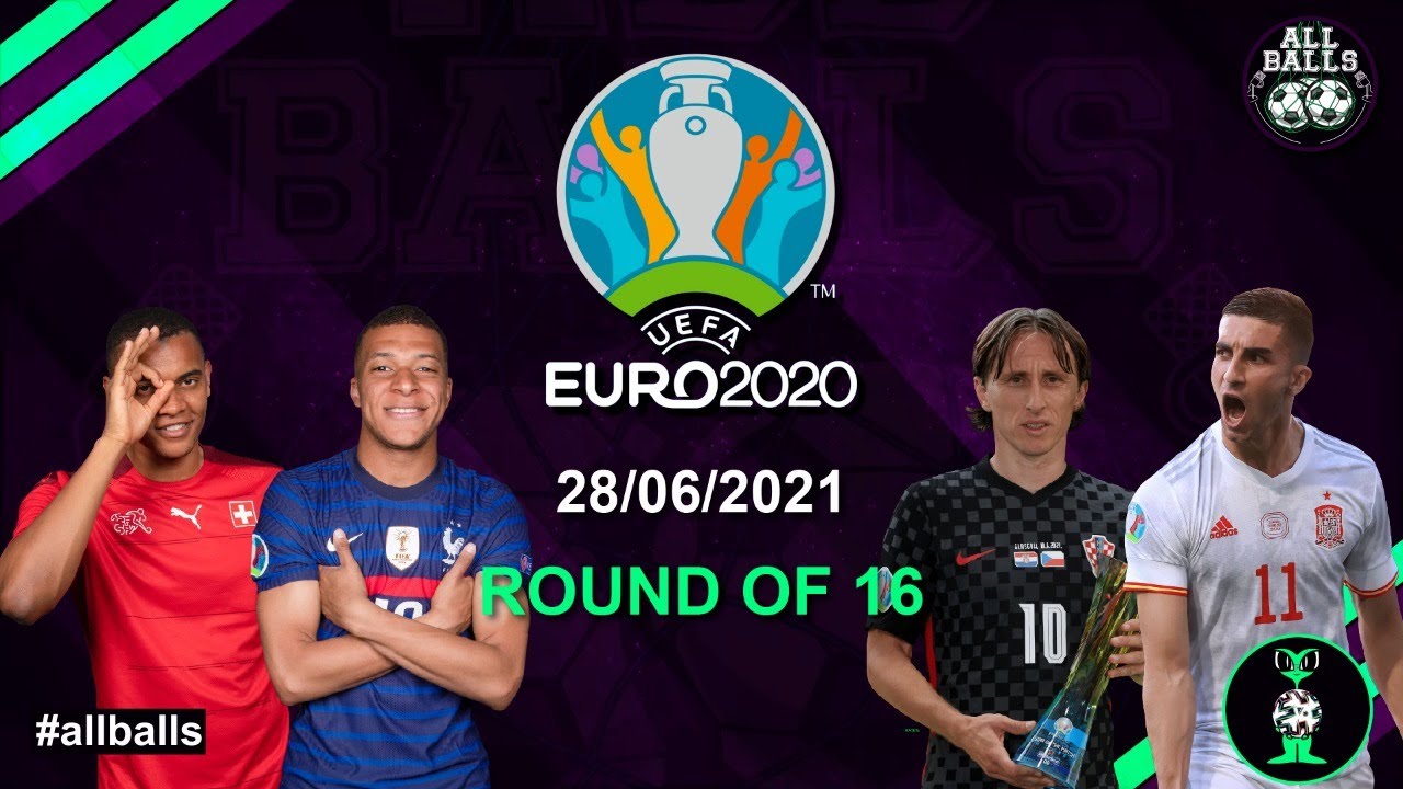 Euro 2020 - Round of 16 Game Day 3// ALL BALLS - YouTube
