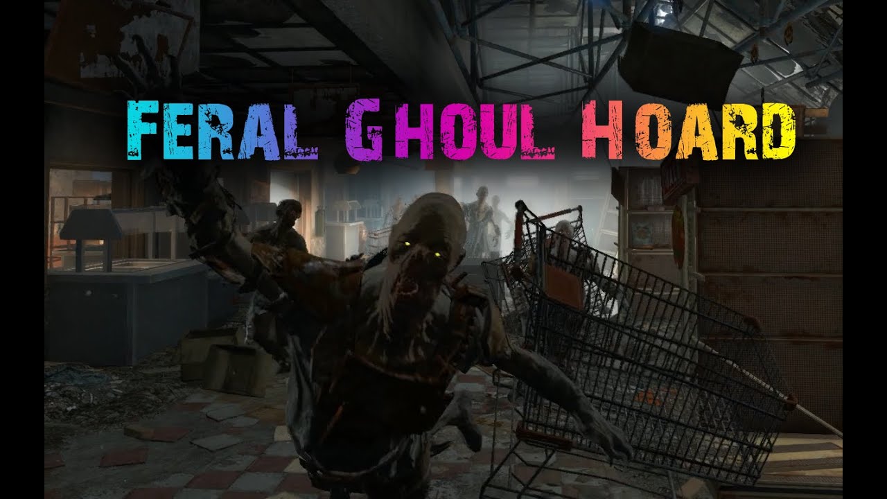FALLOUT 4| Killing Feral Ghoul Hoard Like a Boss! - YouTube