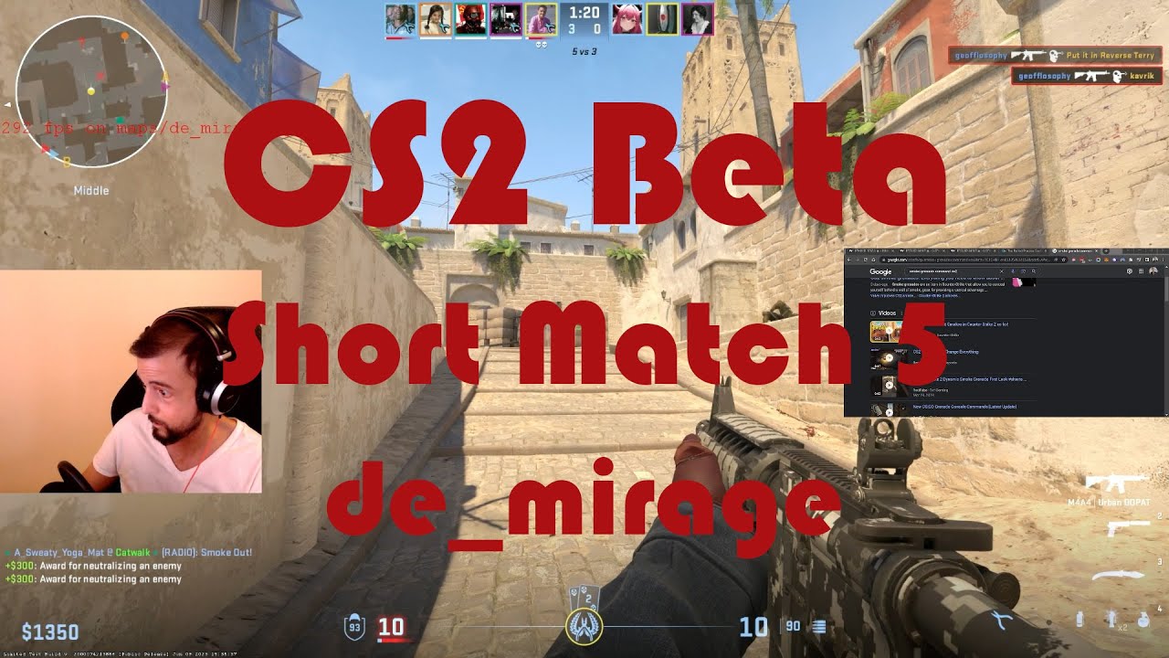 CS2 Beta Playtest - Short Match 5 - YouTube