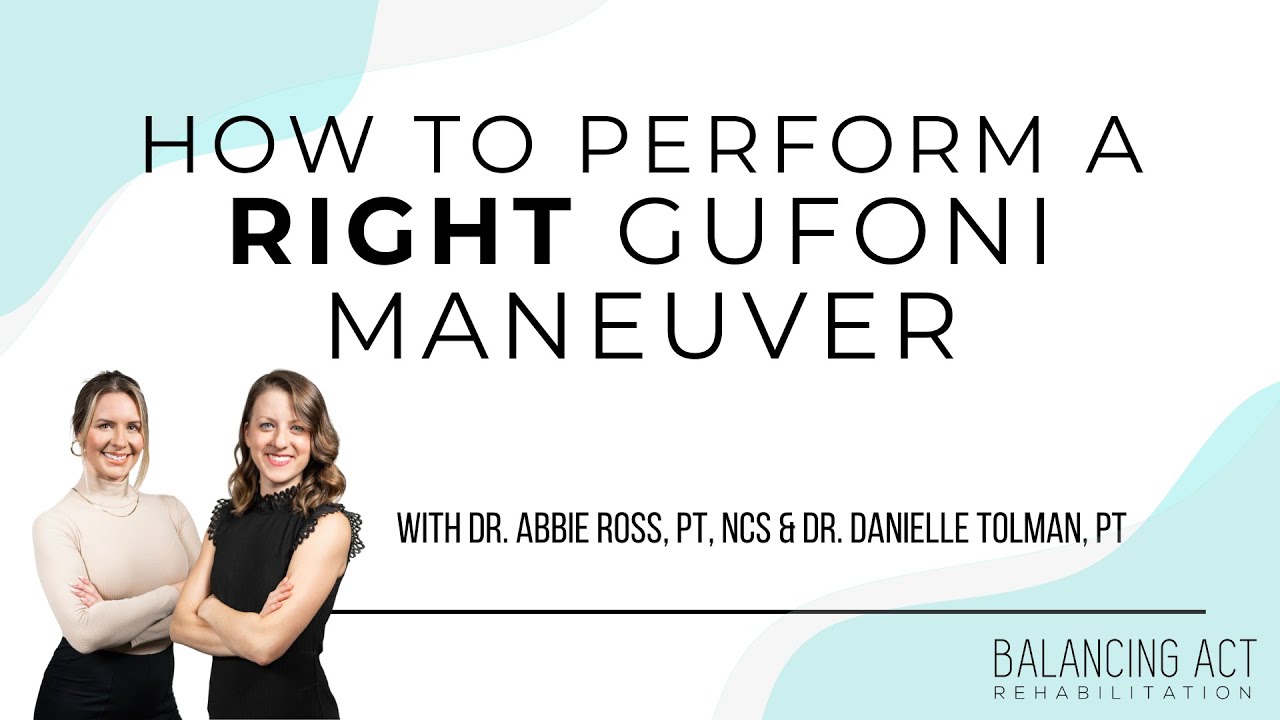 How to Perform a RIGHT Gufoni Maneuver - YouTube