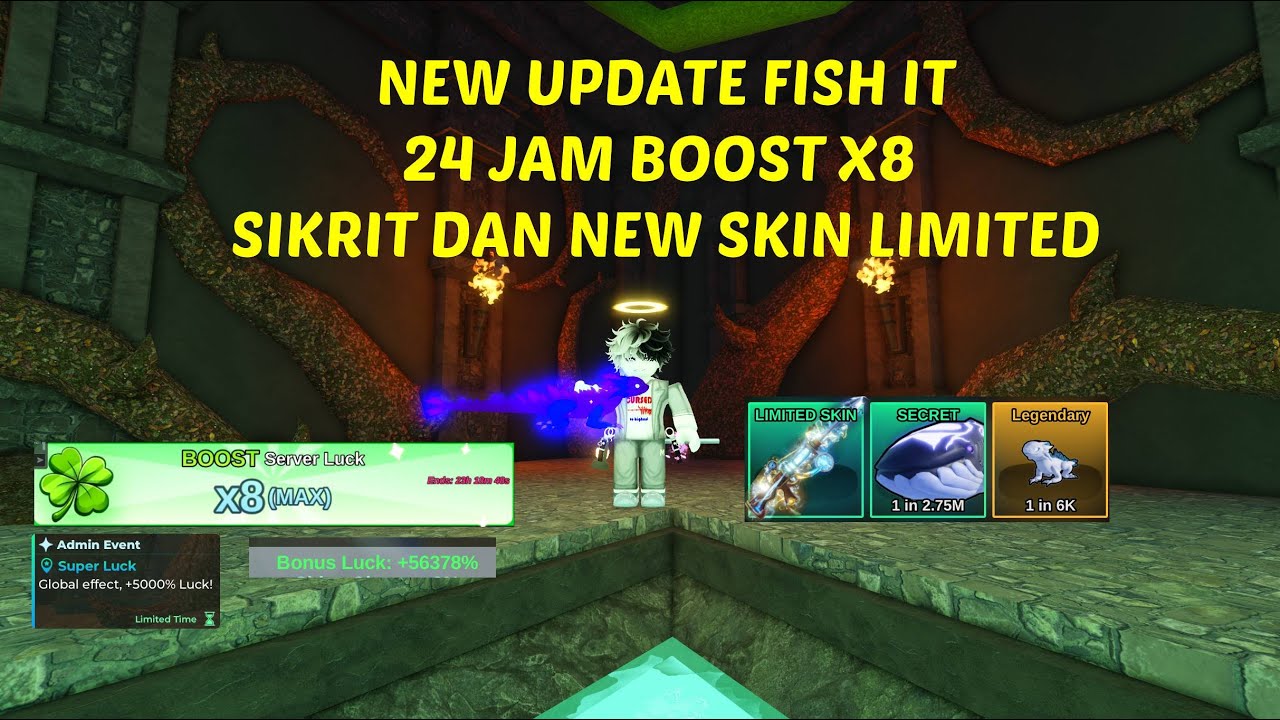 NEW UPDATE FISH IT ROBLOX - 13 OCT , LIMITED SKIN , SIKRIT BARU DAN 24 ...