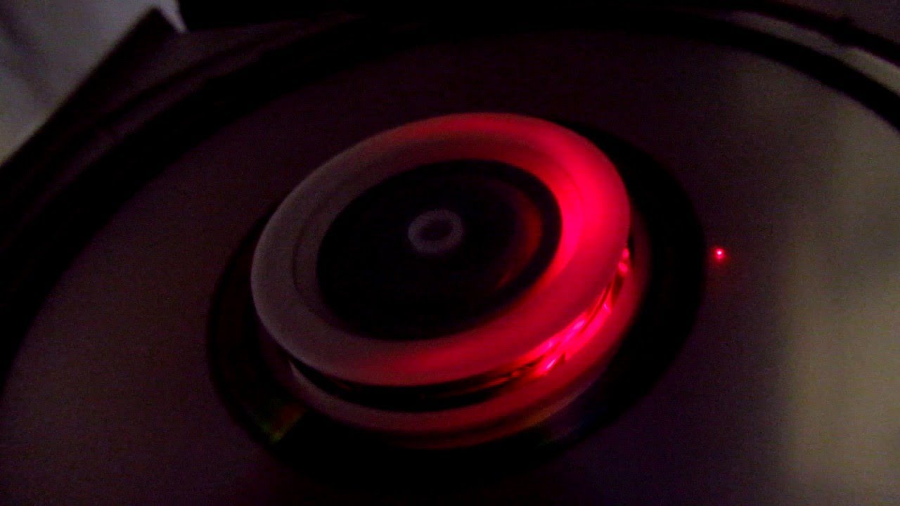 ATA DVD-RW drive (Review, Visible Laser while Reading/Writing) - YouTube