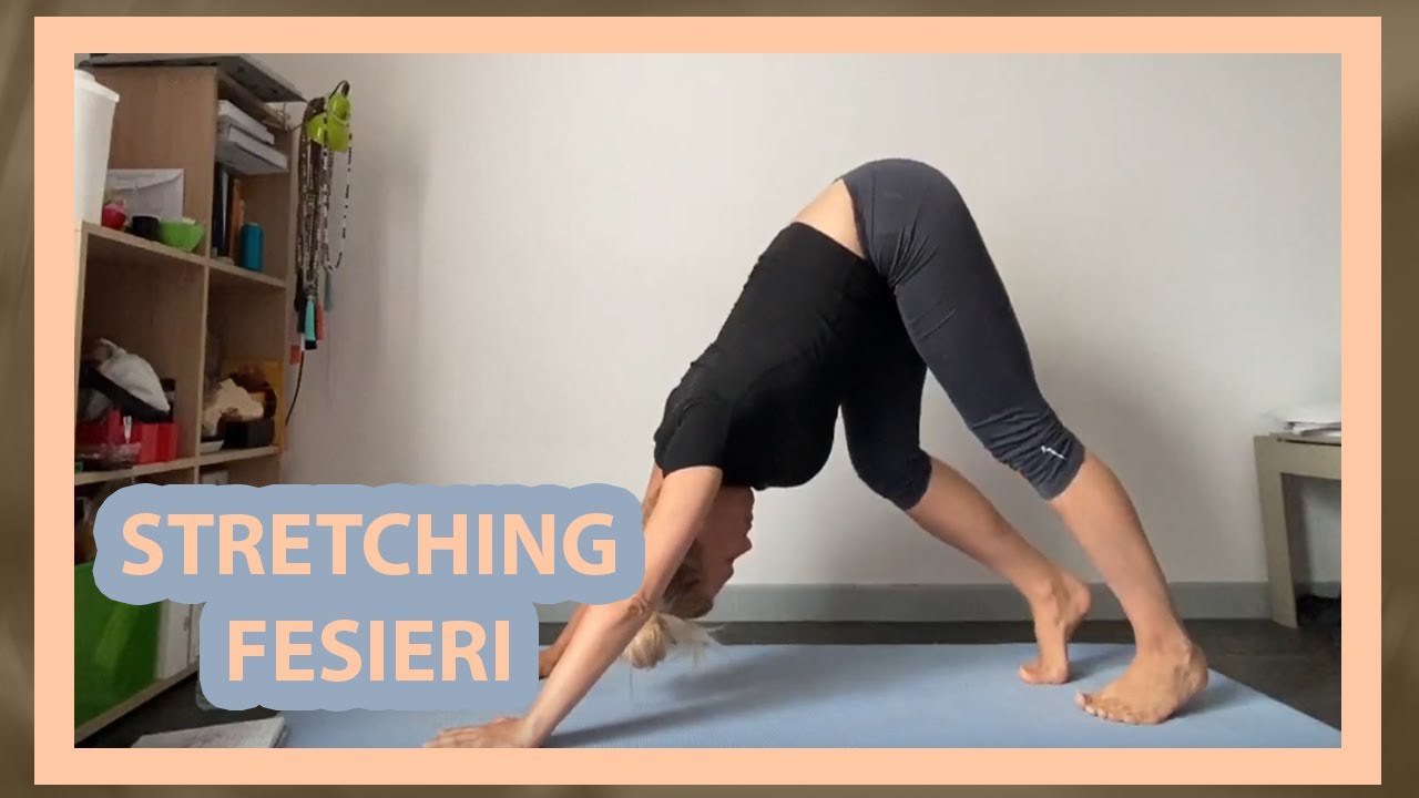 STRETCHING PENTRU FESIERI (ca sa treaca febra musculara) - YouTube