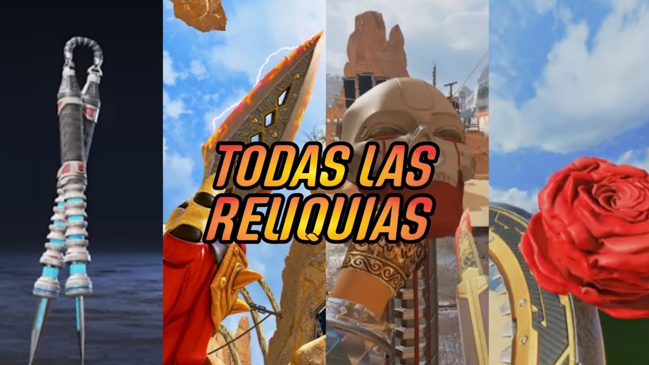 APEX LEGENDS: **¡TODAS LAS ANIMACIONES DE LAS RELIQUIAS!** (ASH, WRAITH ...