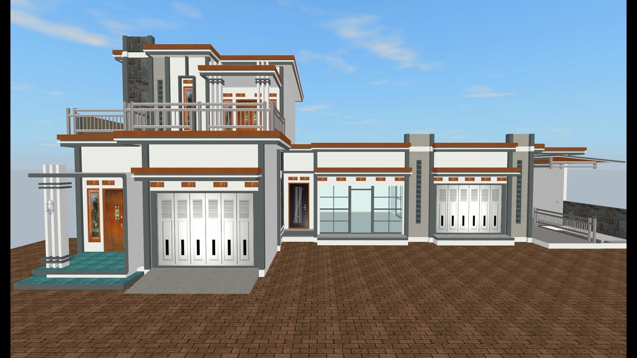 Ruko Tingkat 3 - YouTube