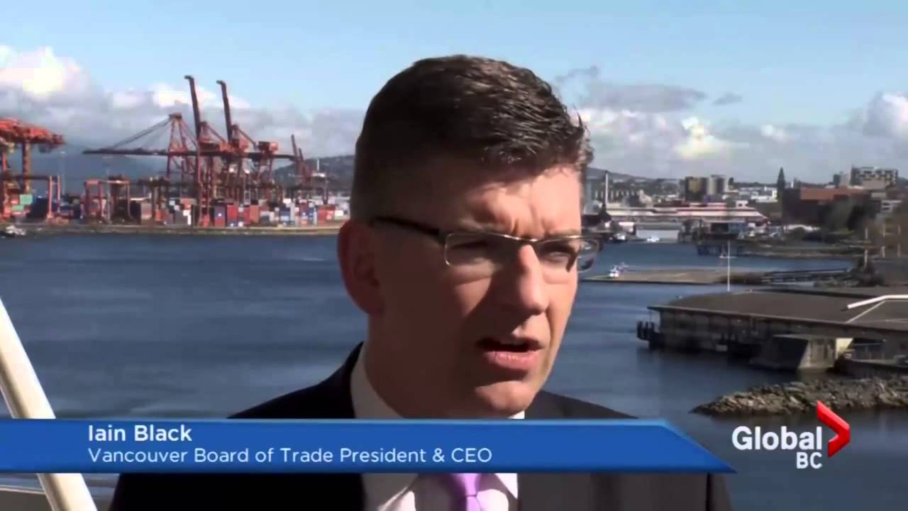 Iain Black discusses the port shutdown on Global BC - YouTube