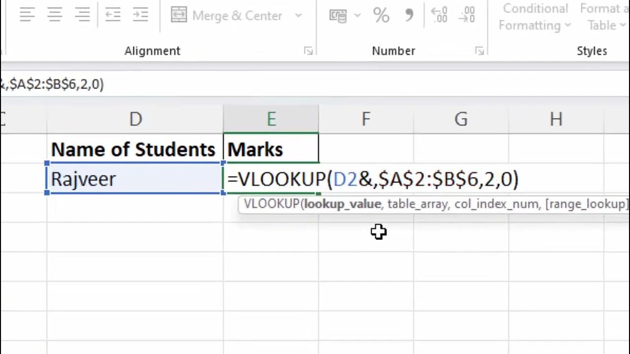 Vlookup with wild card in Ms Excel@COMPUTEREXCELSOLUTION - YouTube