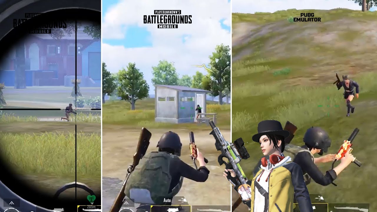 UZI & P90 New Skin Play on PUBG Mobile Emulator!" Erangel | 4 Man Squad #145 - YouTube