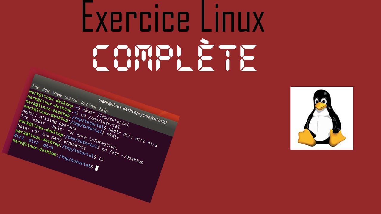 Exercice Linux [Complète] - YouTube