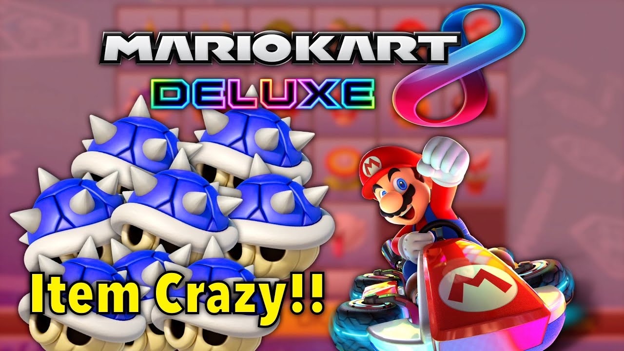 Mario Kart 8 Deluxe: Custom Item Craziness!! 🤪 - YouTube