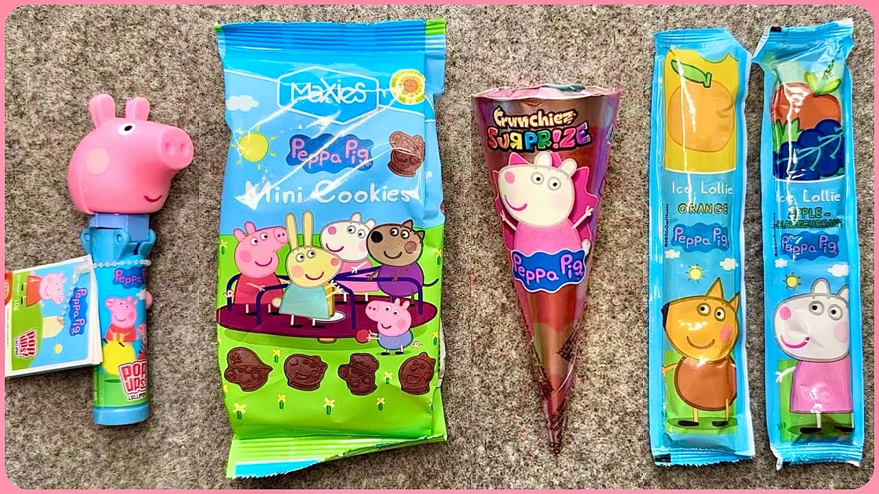 Funny Peppa Pig Video | Satisfying Candy ASMR | Mystery Surprise Box ...