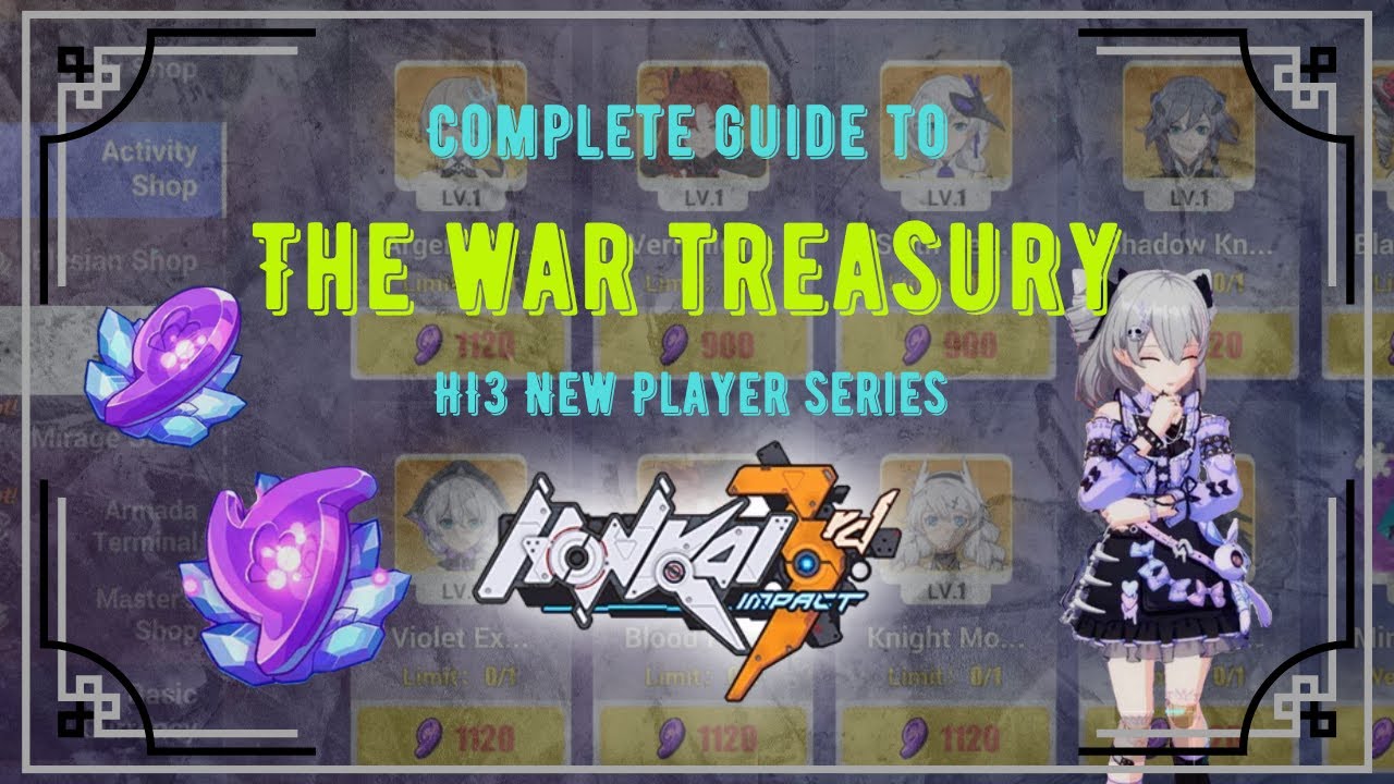 Complete Guide to the War Treasury: HI3 New Player Series - YouTube