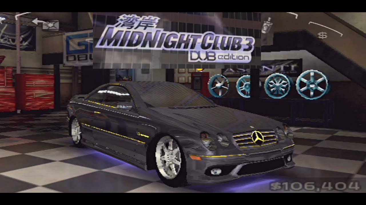 Midnight Club 3: Mercedes CL55 AMG - Atlanta Stages - YouTube