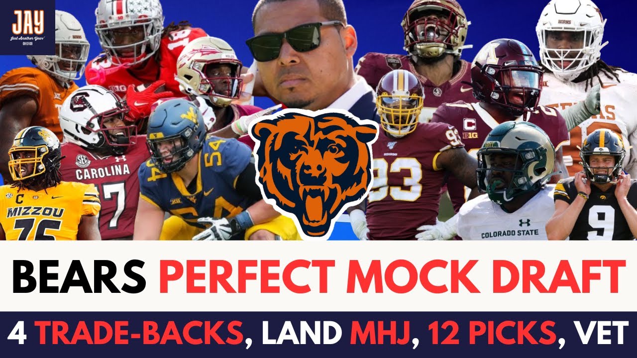 Bears 12 Pick Mock Draft Post Nfl Combine 4 Trades 12 Picks 1 Vet
