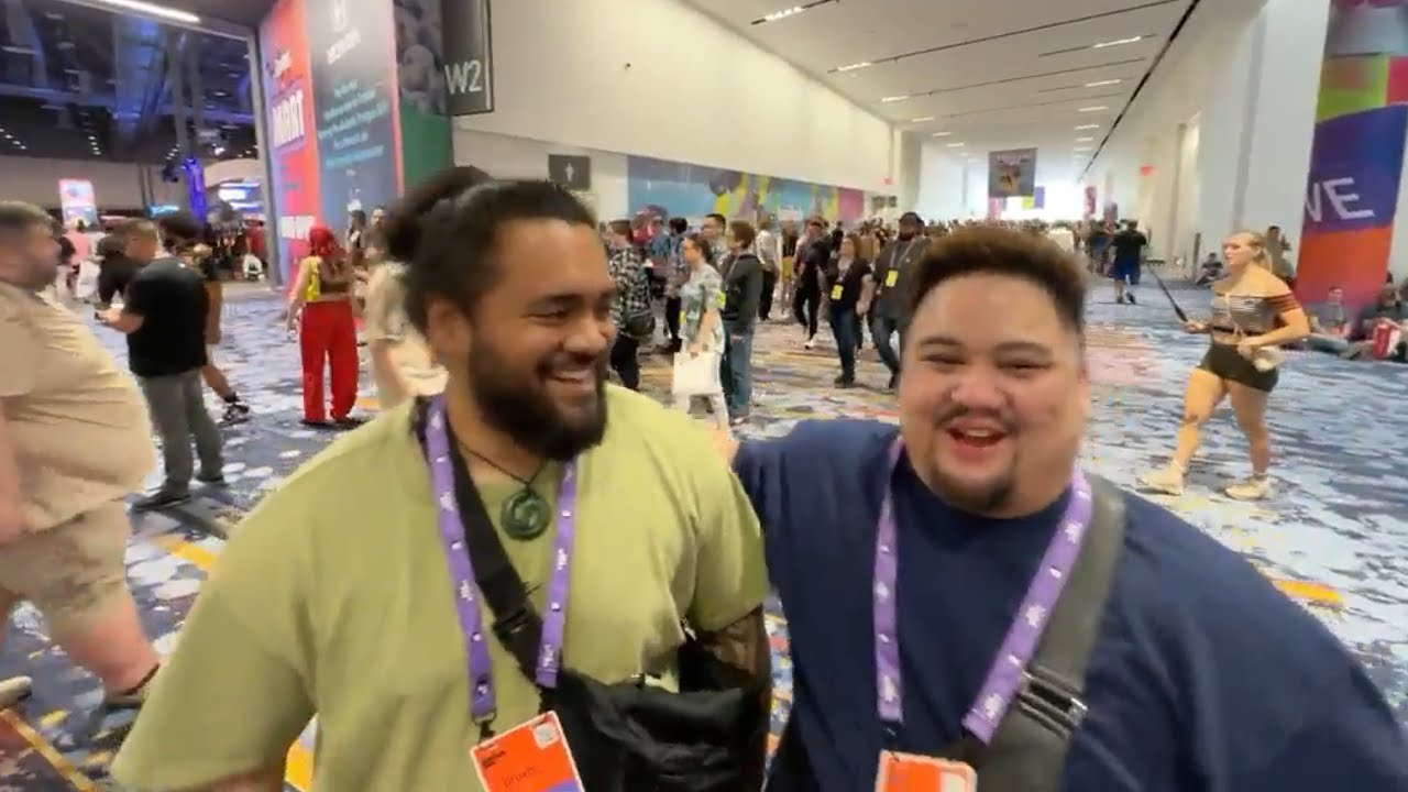 Lysium meets Ziggy and Broxh the Wholesome Twitch Streamer at Twitchcon ...