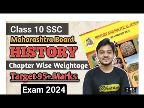 History Chapter Wise Weightage Class 10 SSC Board Exam 2024 | History ...