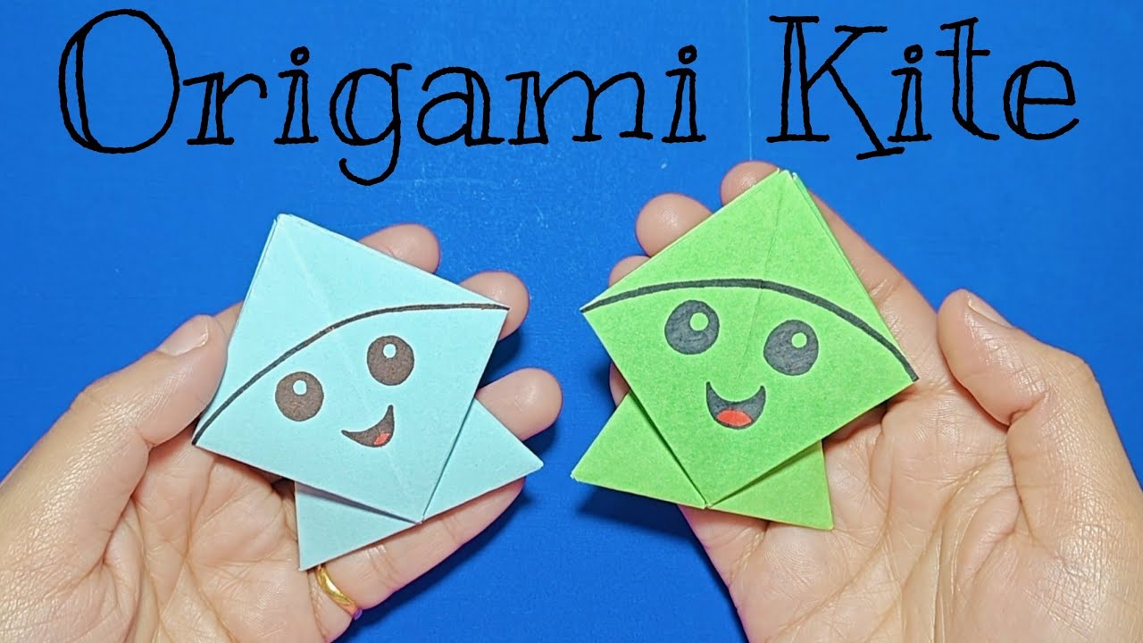 Cute Origami Kite | Making Kite out of Paper 🪁| Makar Sankranthi Kite ...
