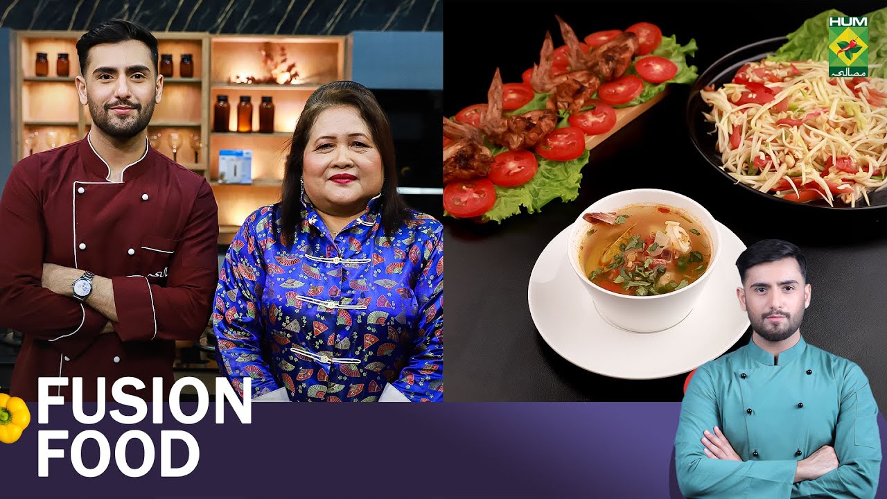 Tom Yam Soup, Papaya Salad & Fried Wings | Thai Food | Fusion Food | Chef Saad | 4 NOV 24 ...