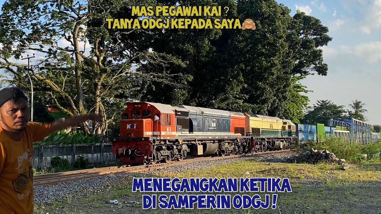 Menegangkan Ketika Hunting Kereta Api Lokomotif CC 202 Vintage Di ...