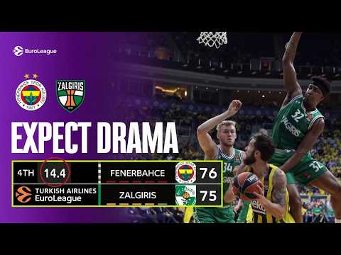 When SARAS Meets OBRADOVIC, It Comes Down to the Wire | Fenerbahce - Zalgiris | FINAL MINUTES