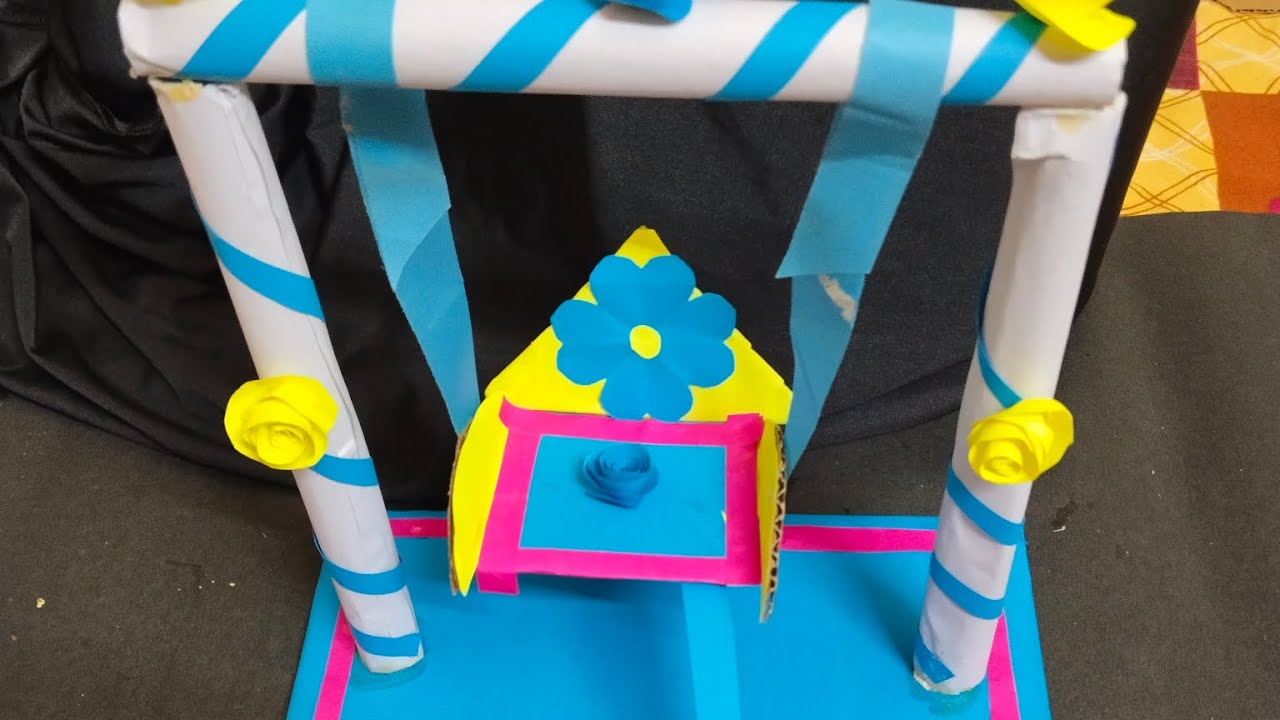 #DIY jhula# paper jhula making #🌸 - YouTube