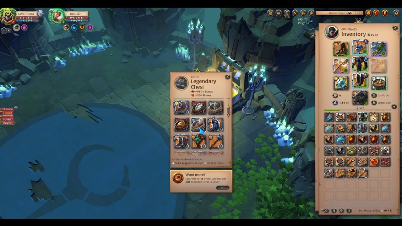 ledendary chest group dungeon bos lair| Albion east - YouTube