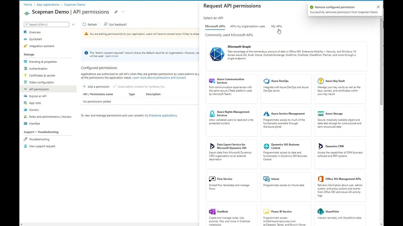 Creating App Registration for Scepman - YouTube