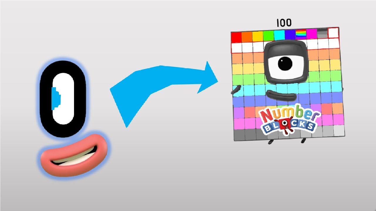 Numberblocks but it's Cartoonblocks - YouTube