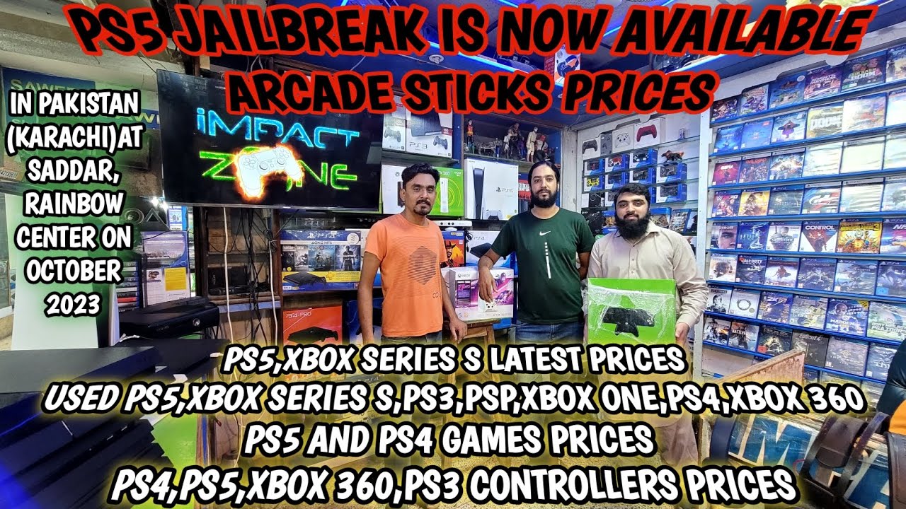 PS5 JAILBREAK AVAILABLE || NEW USED CONSOLES PRICES IN PAKISTAN(KARACHI ...