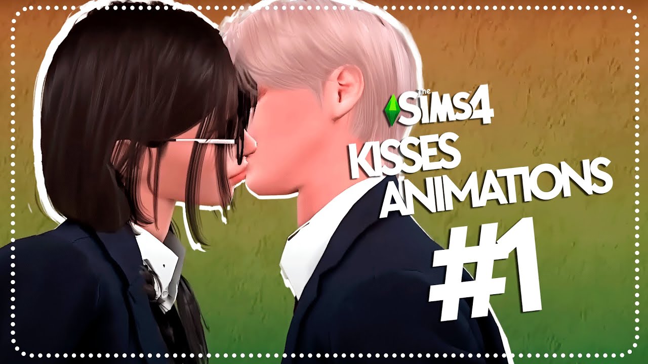 Sims 4 Animation Pack | TS2 Cutscene First Kiss - Kisses Animations #1 (FREE) - YouTube