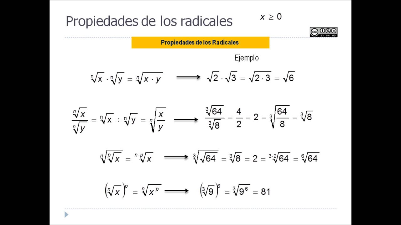 Propiedades De Los Radicales II Teor a YouTube propiedades-de-los-radicales-ii-teor-a-youtube