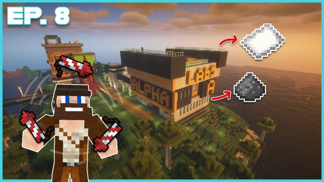 INFINITE ROCKET FARM | Minecraft Episode 8 - YouTube
