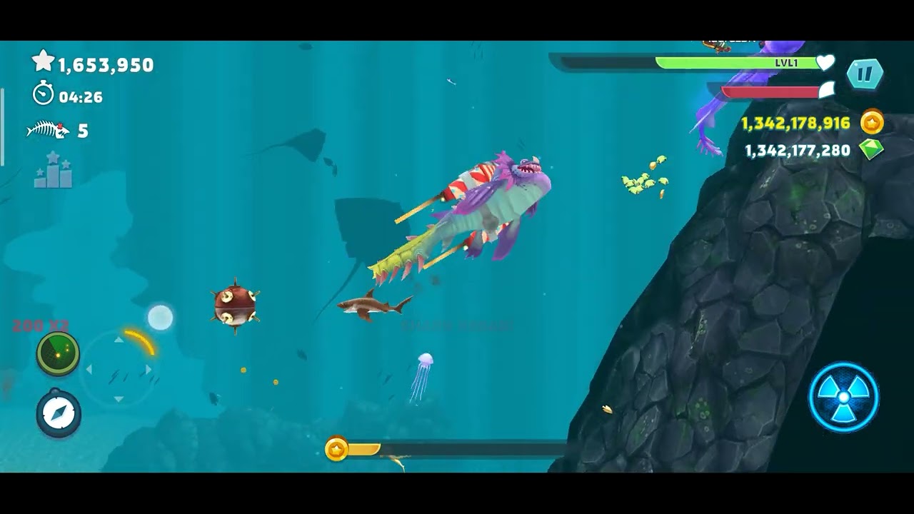 Aaron shark -Hungry Shark Gameplay 1080p - YouTube