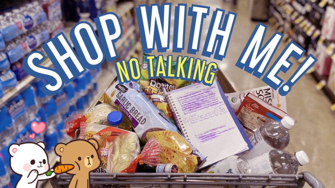 *NEW* ASMR Grocery Shopping Vlog #17 | NO TALKING :) - YouTube