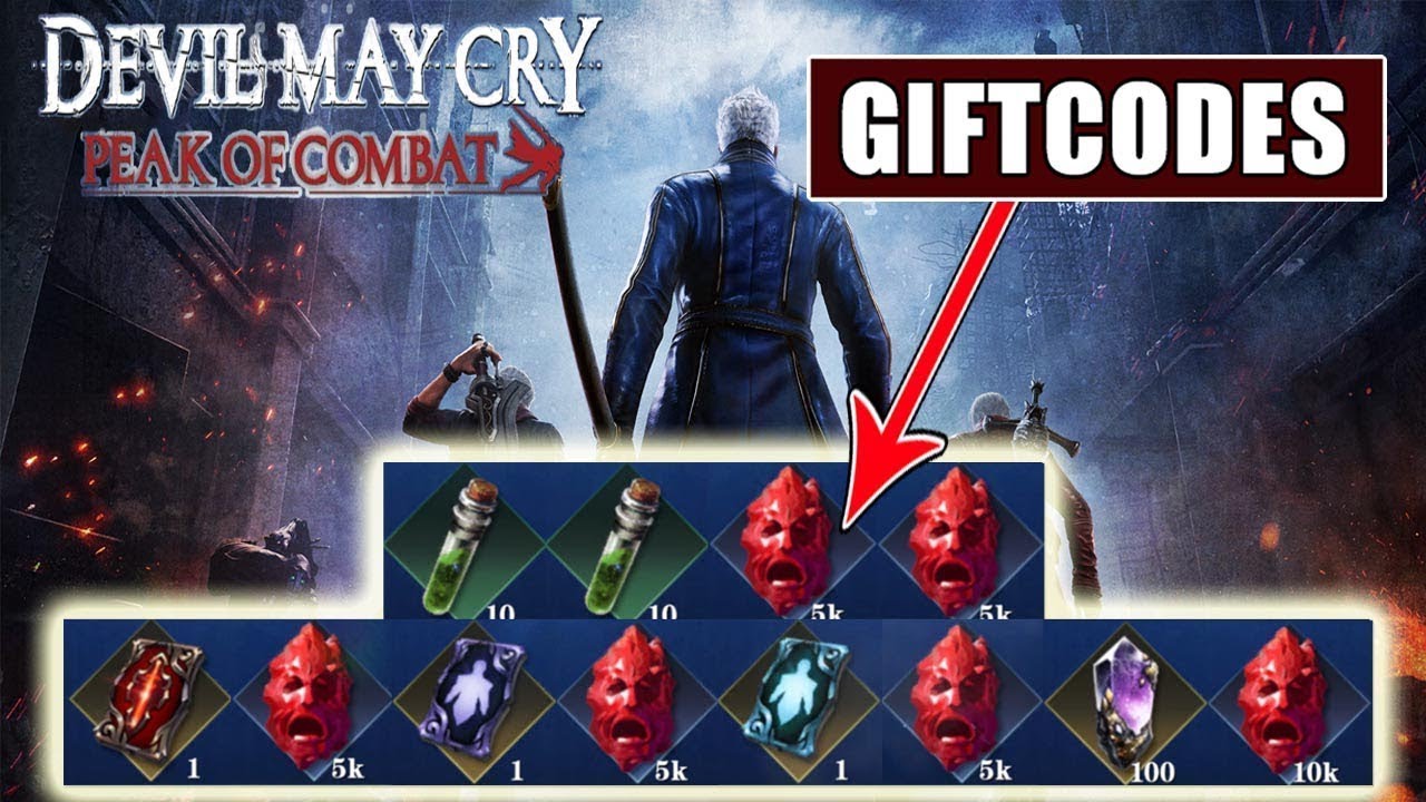 Dmc Today New Codes || Devil May Cry Peak Of Combat Games Codes ...
