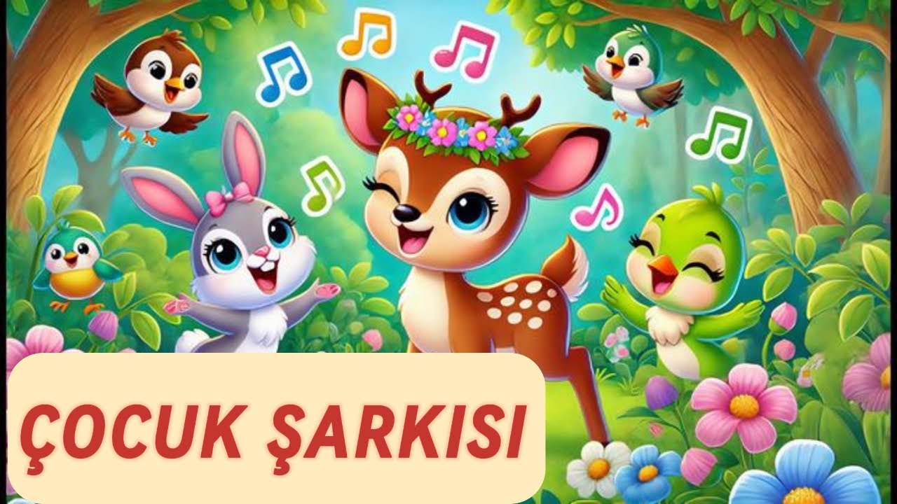 Ormanda Ceylan Şarkısı 🦌 - Çocuklar İçin Eğlenceli Hayvan Şarkısı ...