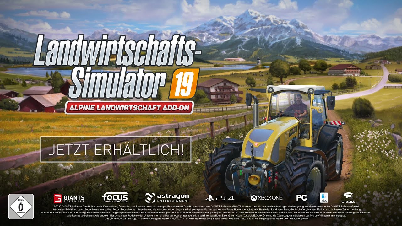 Landwirtschafts-Simulator 19 Alpine Landwirtschaft Add-On - Launch ...