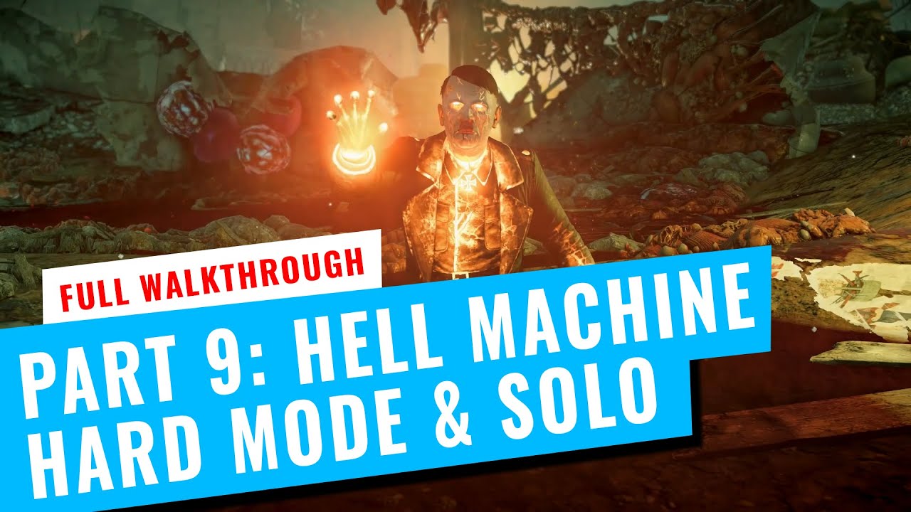 Zombie Army 4 Dead War Walkthrough Part 9 | Mission 9 Hell Machine ...