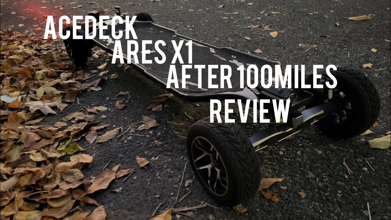 Acedeck ares x1 review after 100 miles - YouTube