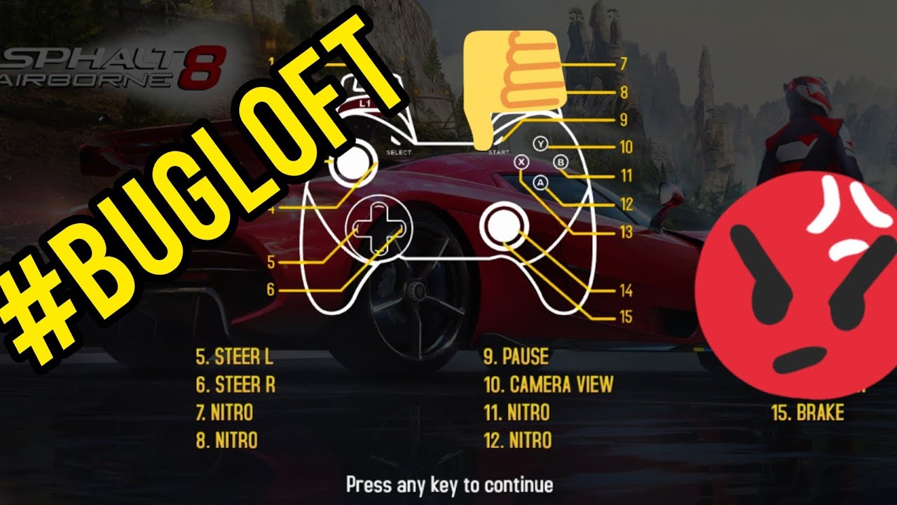 asphalt 8 control error gauntlet disaster - YouTube