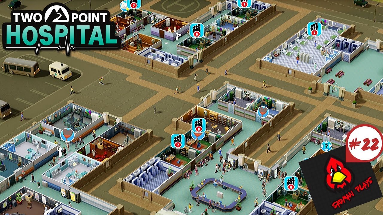 Two Point Hospital Gameplay Part 22 - So Many Patients!!!! - YouTube