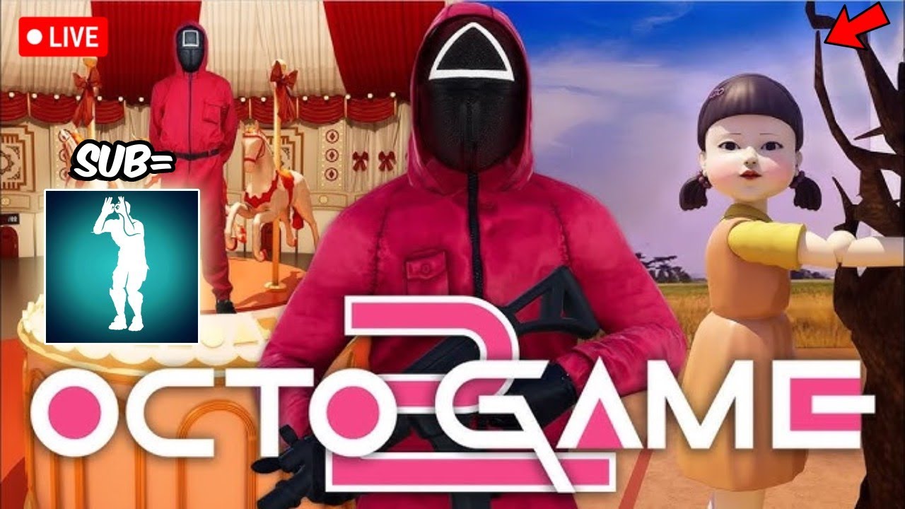 *DIRECTO* DOMINANDO EN FORTNITE JUEGO DEL CALAMAR CON SUBS, TRAVIS ...