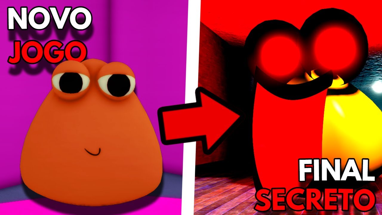 DESCOBRI TODOS OS FINAIS DO NOVO JOGO DE TERROR DO POU DO ROBLOX FINAL ...