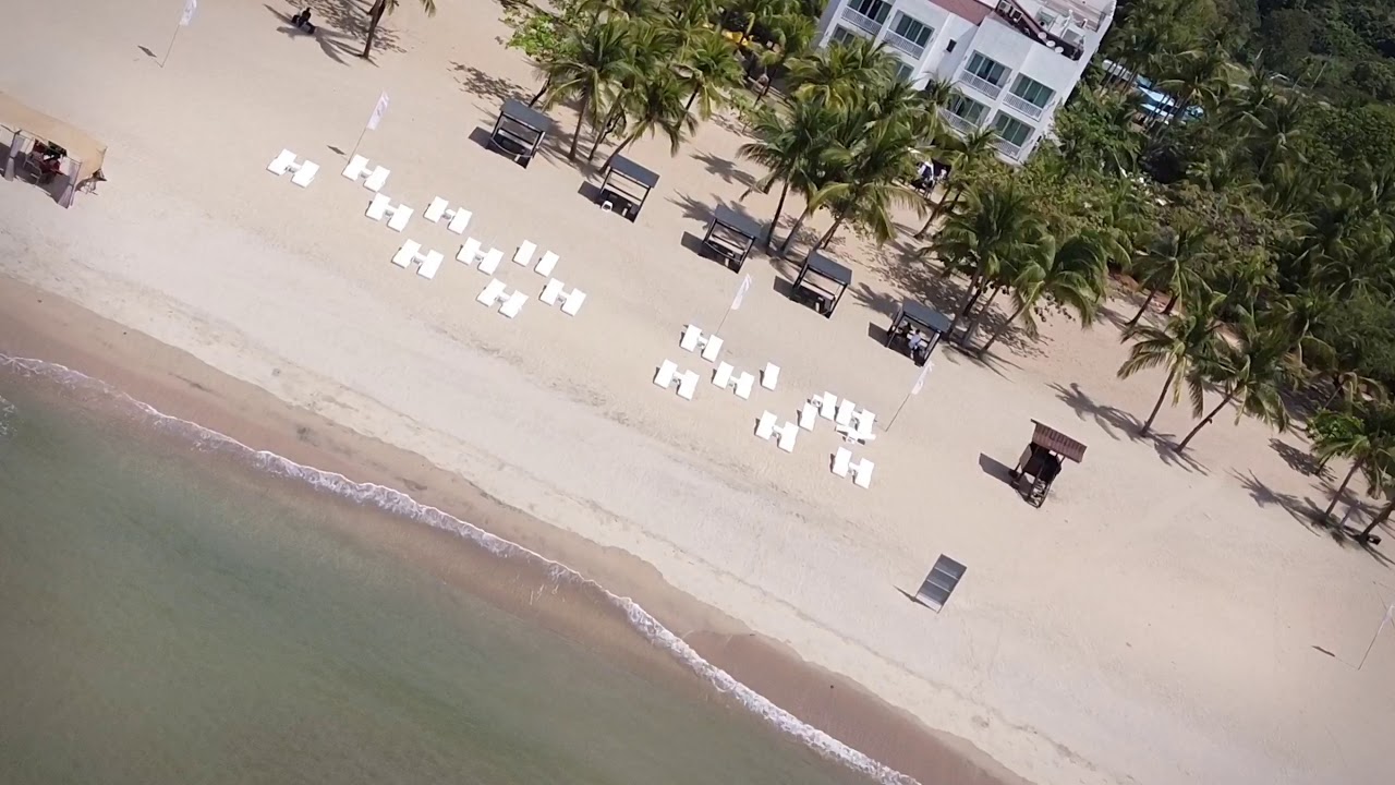 AERIAL VIDEO OF CAMAYA COAST - BEACH FRONT, AQUA FUN & GOLF RESIDENCES ...
