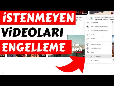 YouTube İstenmeyen Videoları Kanalları Engelleme — ÇOK BASİT!