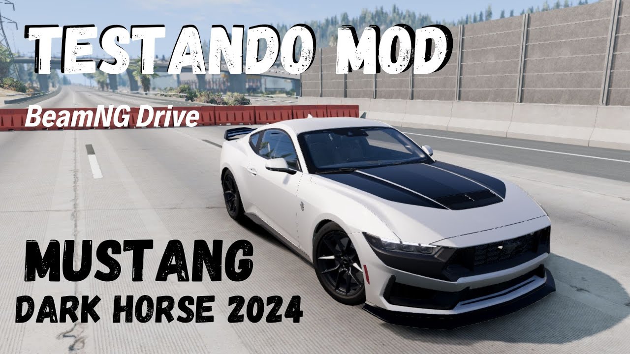 #15 Review Mod BeamNG Drive - Ford Mustang Dark Horse 2024 - YouTube