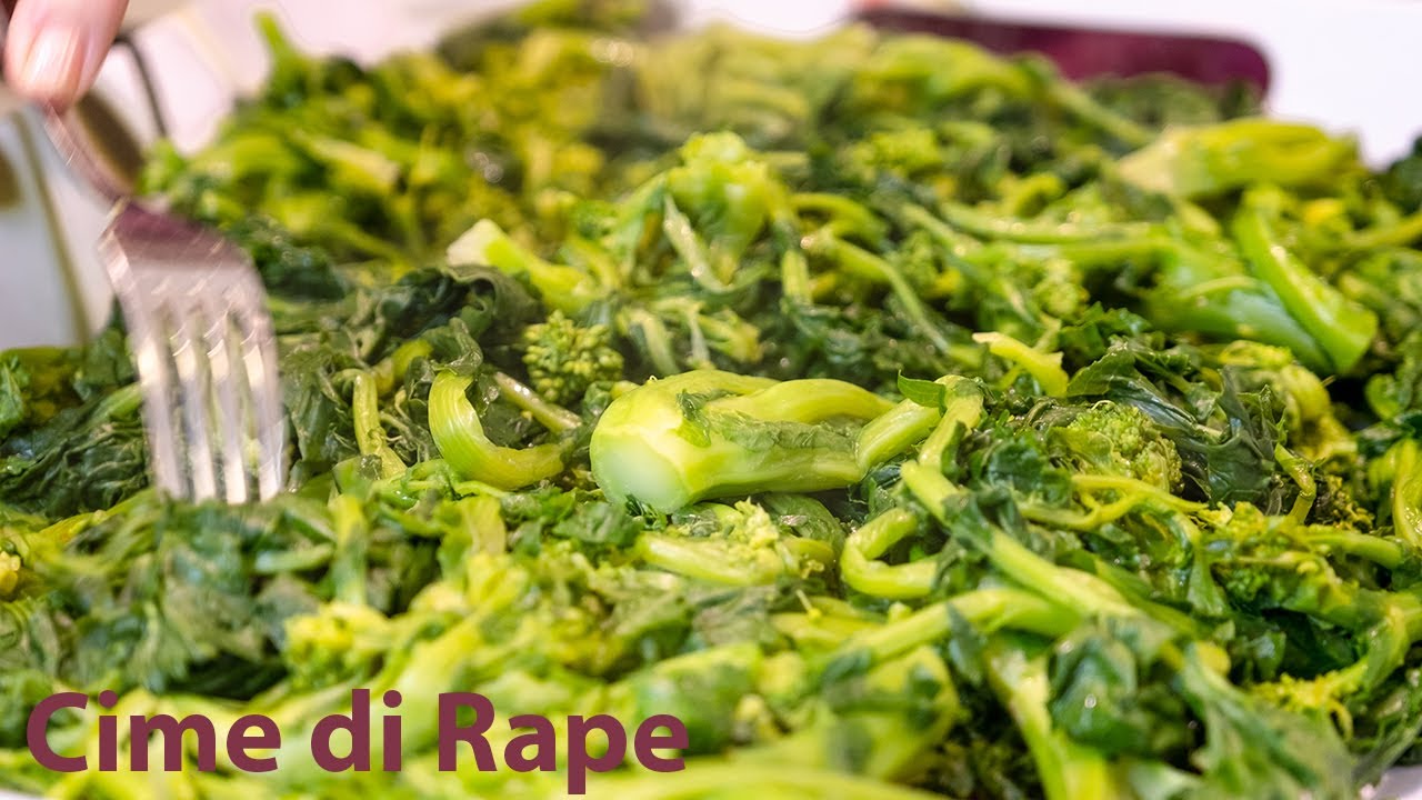 Cime di rape - come pulire e lavare una delle verdure piu amate dai ...