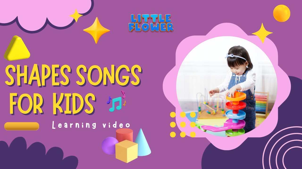 Learn Shapes Song for Kids | Nursery Rhymes - YouTube