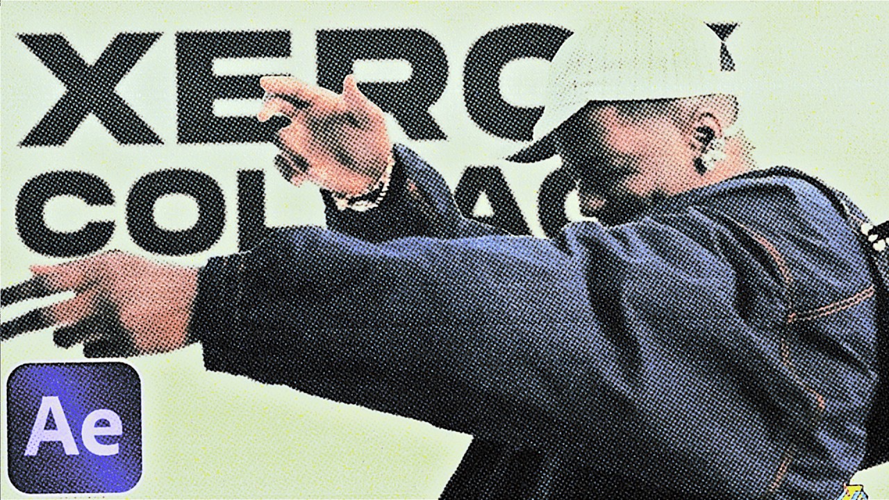Photocopy/Xerox Collage Effect in After Effects - YouTube